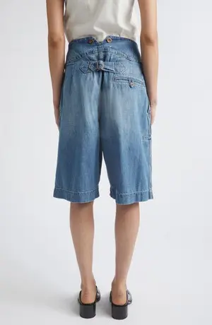 MAISON MARGIELA Relaxed Fit Denim Bermuda Shorts
