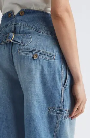 MAISON MARGIELA Relaxed Fit Denim Bermuda Shorts