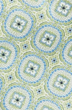 Nordstrom Medallion Silk Neck Tie - Green