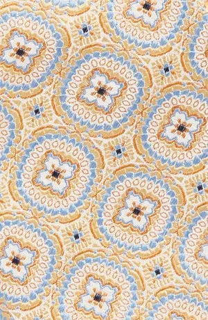Nordstrom Medallion Silk Neck Tie - Yellow
