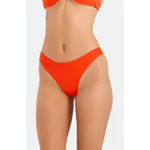 Volcom Simply Seamless Skimpy Bikini Bottoms - Persimmon