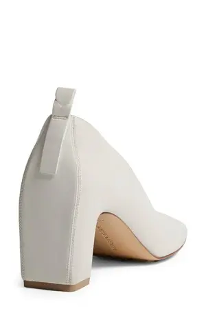 Bottega Veneta Lucy Square-toe Pumps - Alabaster