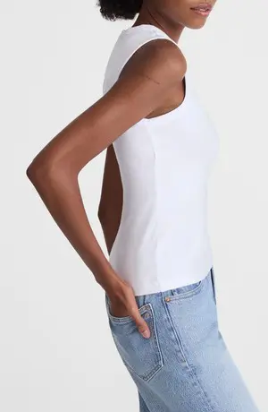 Madewell 90s Shell Tank - White