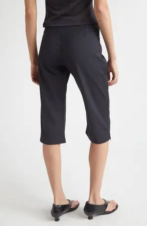 Paloma Wool Lumieti Pinstripe Capri Pants - Dark Grey