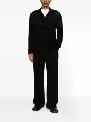 Tagliatore Buttoned Knitwear - Black