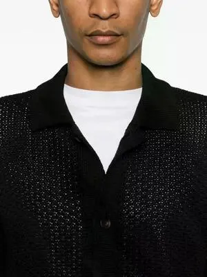 Tagliatore Buttoned Knitwear - Black