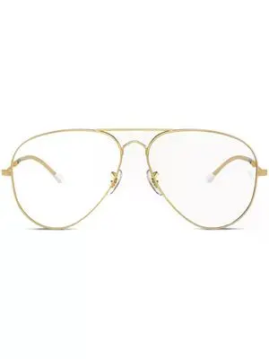 Ray-ban Aviator Glasses - Gold