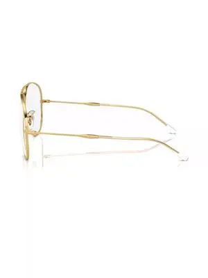 Ray-ban Aviator Glasses - Gold