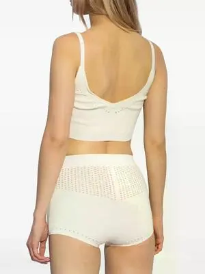 Max Mara Perforated High-waisted Shorts