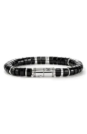 John Hardy Heishi Beaded Bracelet - Silver