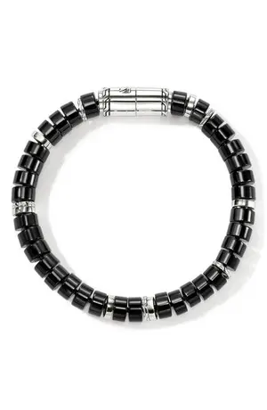 John Hardy Heishi Beaded Bracelet - Silver