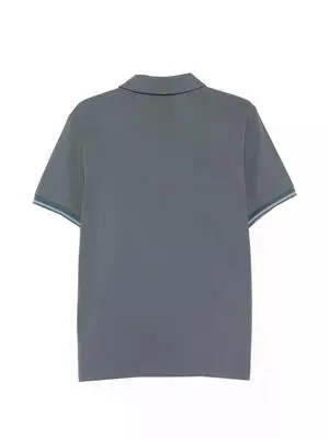 Paul Smith Striped-detail Polo Shirt - Blue