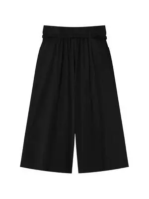 MUSIUM DIV. Pleated Tie Trousers - Black
