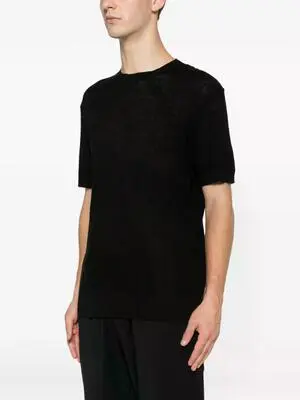 Barena Venezia V-neck Rib Knit T-shirt