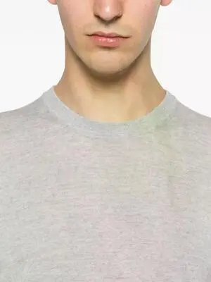 Tagliatore Crew Neck Jumper - Grey