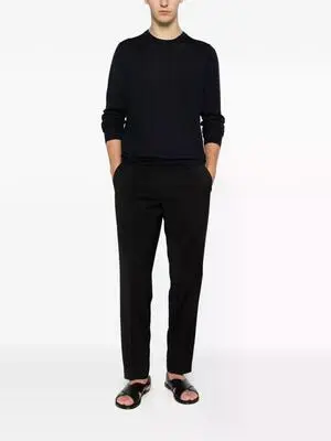 Tagliatore Crew Neck Knitted Top - Blue