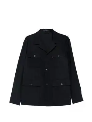 Tagliatore Flap-pocket Jacket - Blue
