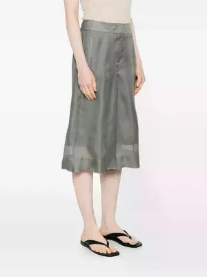 Peserico Bead-trim Cropped Trousers