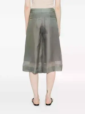 Peserico Bead-trim Cropped Trousers