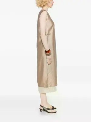 Peserico Sleeveless Midi Dress - Neutrals