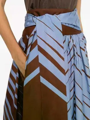 CO.GO Abstract-print Maxi Skirt