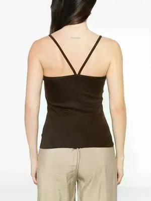 Imperial V-neck Spaghetti-strap Top