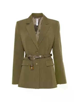 Imperial Belted Single-breasted Blazer