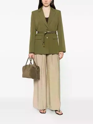 Imperial Belted Single-breasted Blazer