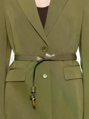 Imperial Belted Single-breasted Blazer