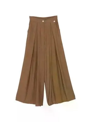 Dixie Pleated Wide-leg Trousers