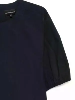 Emporio Armani Puff-sleeve Blouse - Blue