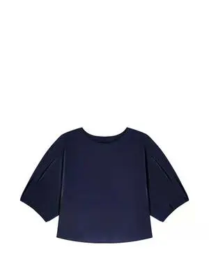 Emporio Armani Puff-sleeve Blouse - Blue