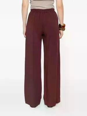 Dixie Pleated Wide-leg Trousers - Purple