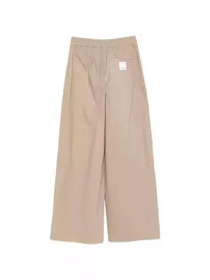 Emporio Armani Button-fastening Palazzo Pants - Neutrals