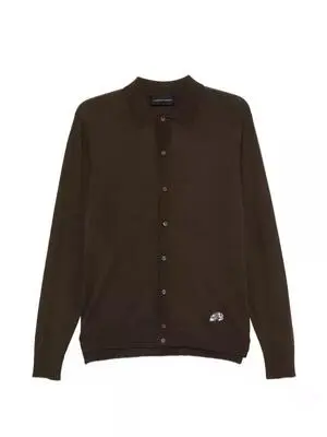 GABRIELE PASINI Buttoned Long-sleeve Cardigan - Brown