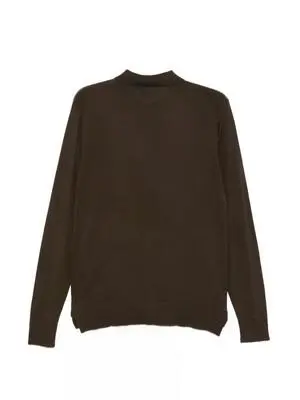 GABRIELE PASINI Buttoned Long-sleeve Cardigan - Brown