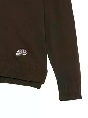 GABRIELE PASINI Buttoned Long-sleeve Cardigan - Brown