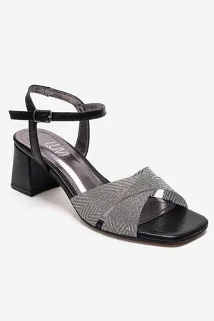 PROLOGUE SHOES Milagro Block Heel Sandal - Black
