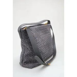 PROLOGUE SHOES Celauna Woven Shoulder Bag - Grey