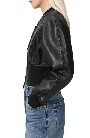 ALLSAINTS Suri Leather Bomber Jacket