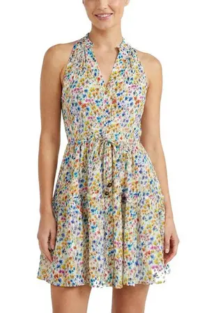 CHANGE OF SCENERY Charlotte Printed Cotton Shirtdress
