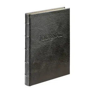 GRAPHIC IMAGE 9" Leather Hardcover Journal - Oynx