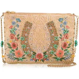 MARY FRANCES ACCESSORIES Iron Luck Mini Handbag