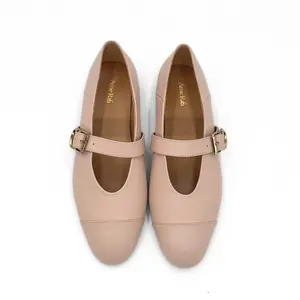 AMIE RAFA Reign Cap-toe Mary Janes - Pink