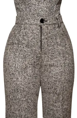 JLUXLABEL Tailored Tweed Pants
