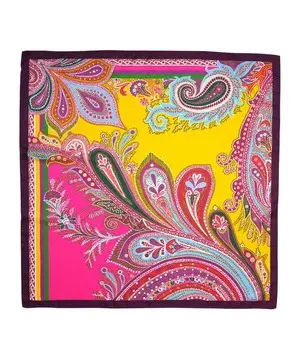 Echo Parlor Paisley Square - Rose Violet