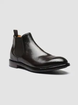 Officine Creative Temple 008 Leather Chelsea Boots