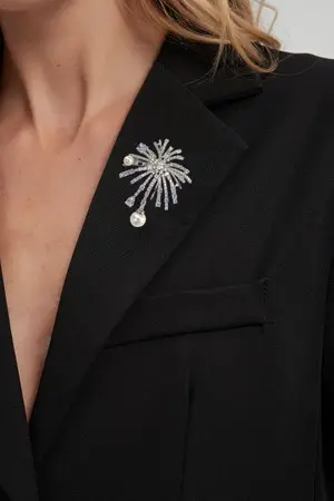 CLASSICHARMS Pavé Firework Brooch Pendant