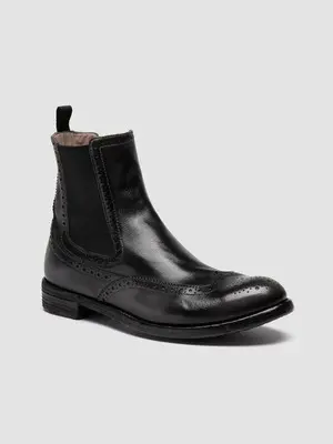 Officine Creative Lexikon 151 Leather Chelsea Boots
