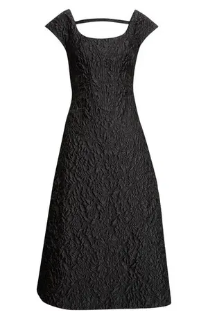 EMILIA WICKSTEAD Pesca Embossed Cloqué Cocktail Dress